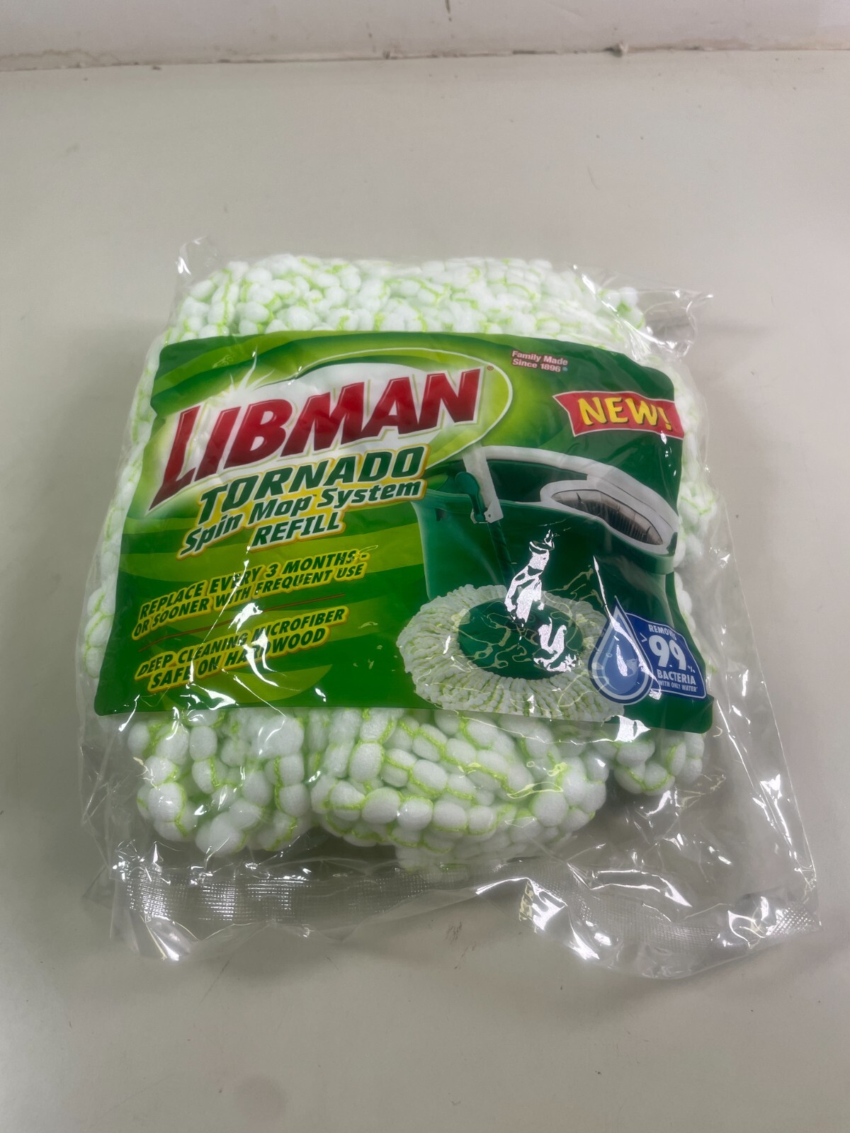 Libman Tornado Spin Mop System Refill Deep Cleaning MicroFiber