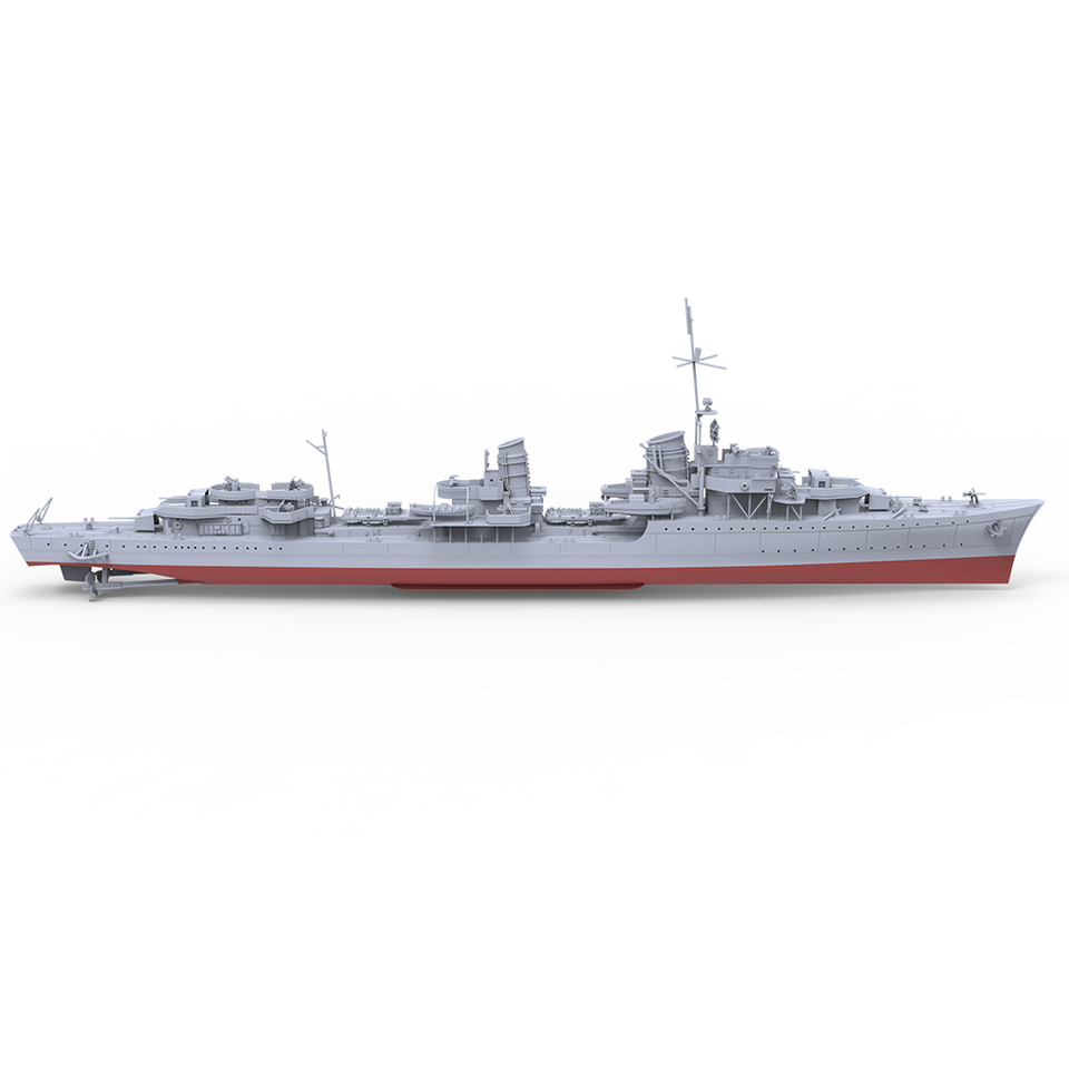 SSMODEL 1/350 Model Kit German Z15 Destroyers 1934A Full Hull Segmented ...