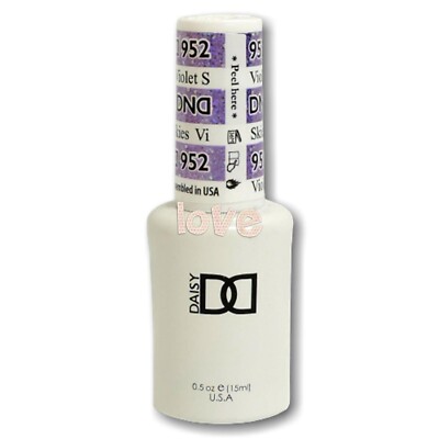 DND Daisy Gel Nail Polish 0.5fl.oz Super Platinum Gel DND952- Violet ...