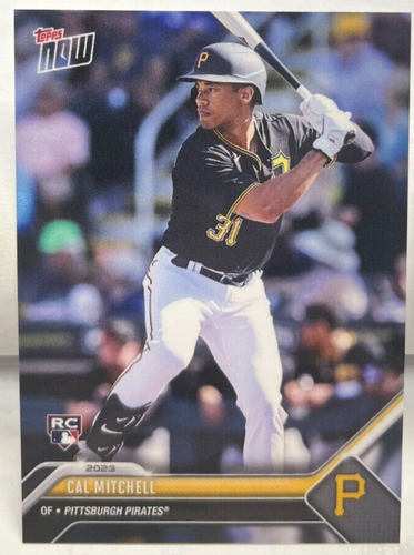 Cal Mitchell 2023 Topps Jetzt Straße Sich Öffnen Tag RC #OD-237 - Fluch ...
