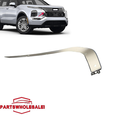 Front Upper Garnish Trim For 2022-2024 Mitsubishi Outlander Chrome ...