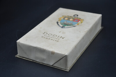 Ancien coffret boite publicitaire DODIN Chocolatier à BIARRITZ ...
