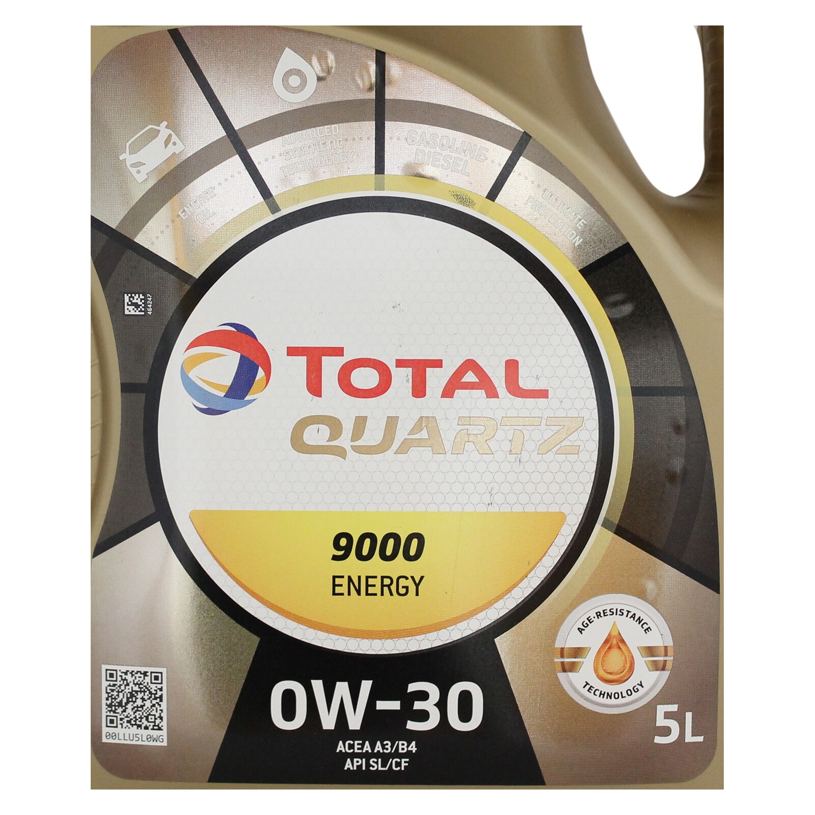 Total Quartz 9000 ENERGY 0w-30 Engine Oil Fully Synthetic Advanced 5L 5 ...