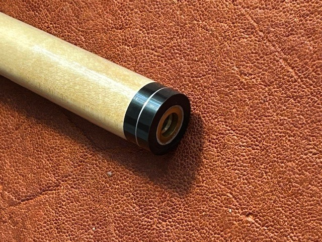 Maple Pool Cue shaft. Silver Ring Collar 5/16-18 Thread ** Shaft Only ...