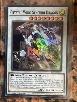 Crystal Clear Wing Synchro Dragon 1st Edition | eBay