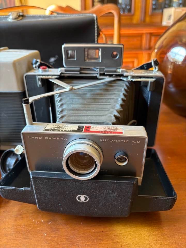 Polaroid Automatic 100 Land Camera and Polaroid 240 Print Copier | eBay