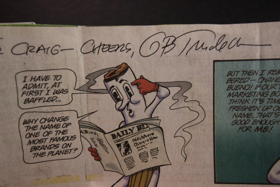 CARTOONIST GARRY TRUDEAU (DOONESBURY) AUTOGRAPH SUNDAY NEWSPAPER STRIP ...