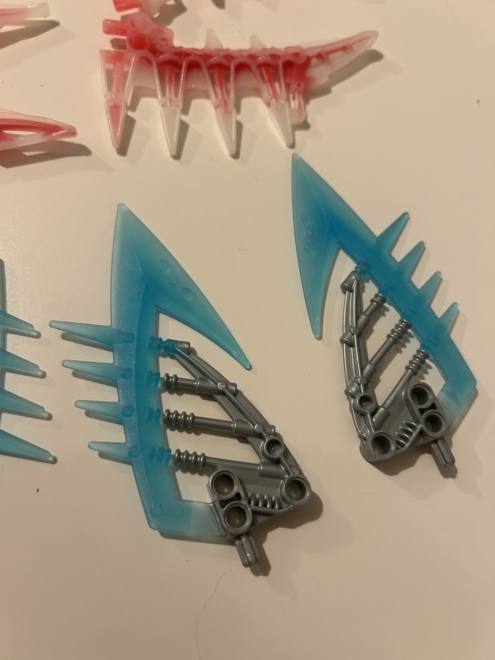 LEGO Bionicle Job Lot Bundle Ice Slicers Shark Tooth Swords Spined Long ...