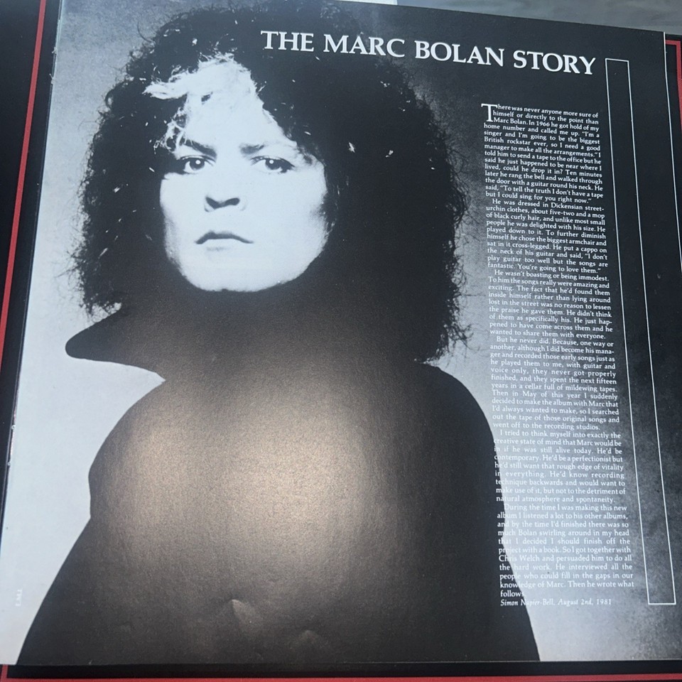 Marc Bolan You Scare Me To Death Gatefold LP Album Vinyl Record - VG+/VG+ | eBay UK