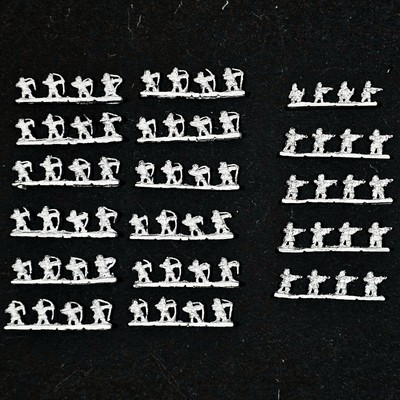 Medieval 6mm Miniatures 1:285 ARCHERS MUSKETEERS Military Army War ...