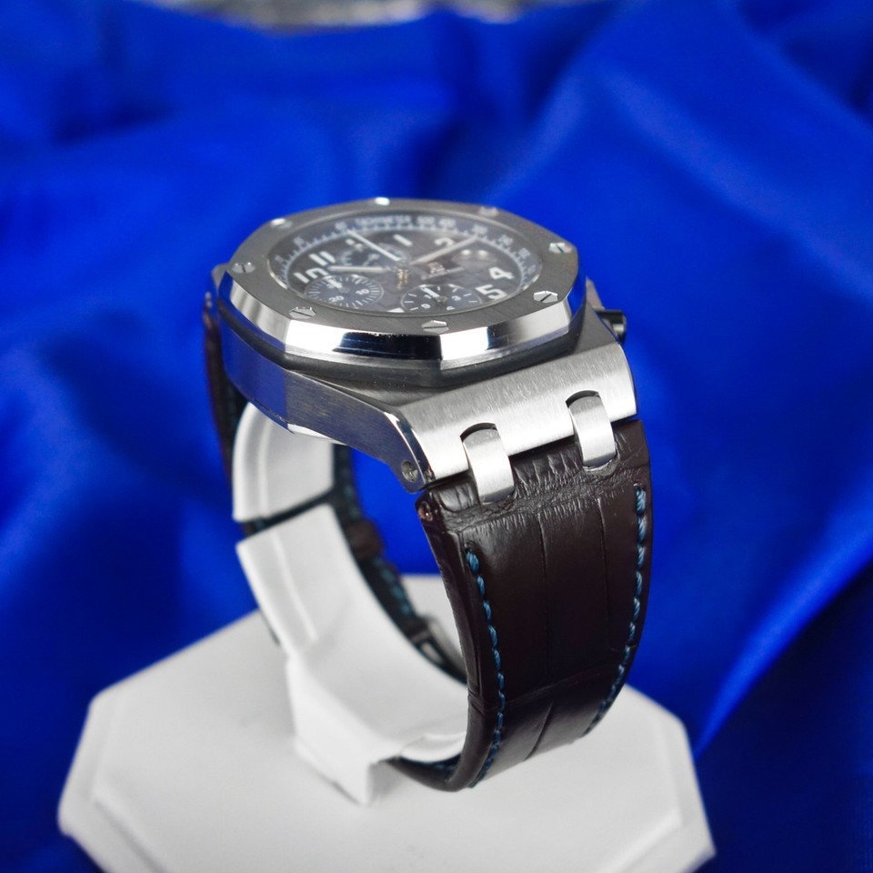 Audemars Piguet Royal Oak Offshore Navy Havana Box Papers 26470ST 42mm ...