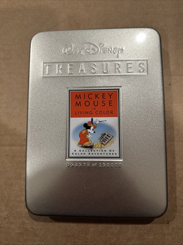 Walt Disney Treasures Mickey Mouse in Living Color 2 DVD/Inserts /Tin ...