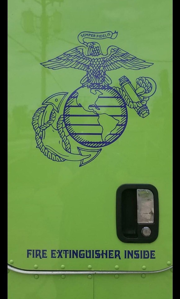 USMC EGA Die Cut Vinyl car truck window Decal | eBay