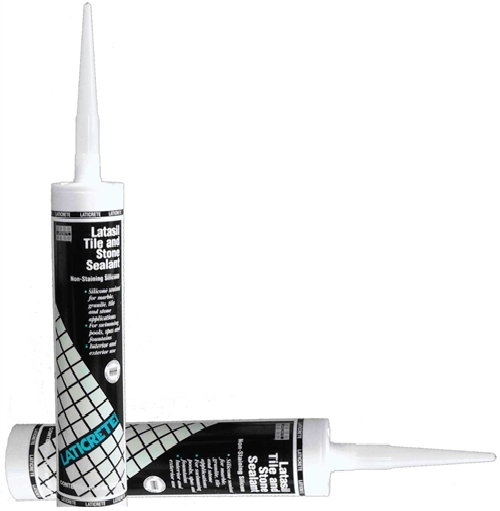 Laticrete Latasil Silicone Caulk and Sealant, 10oz. - Sterling Silver ...