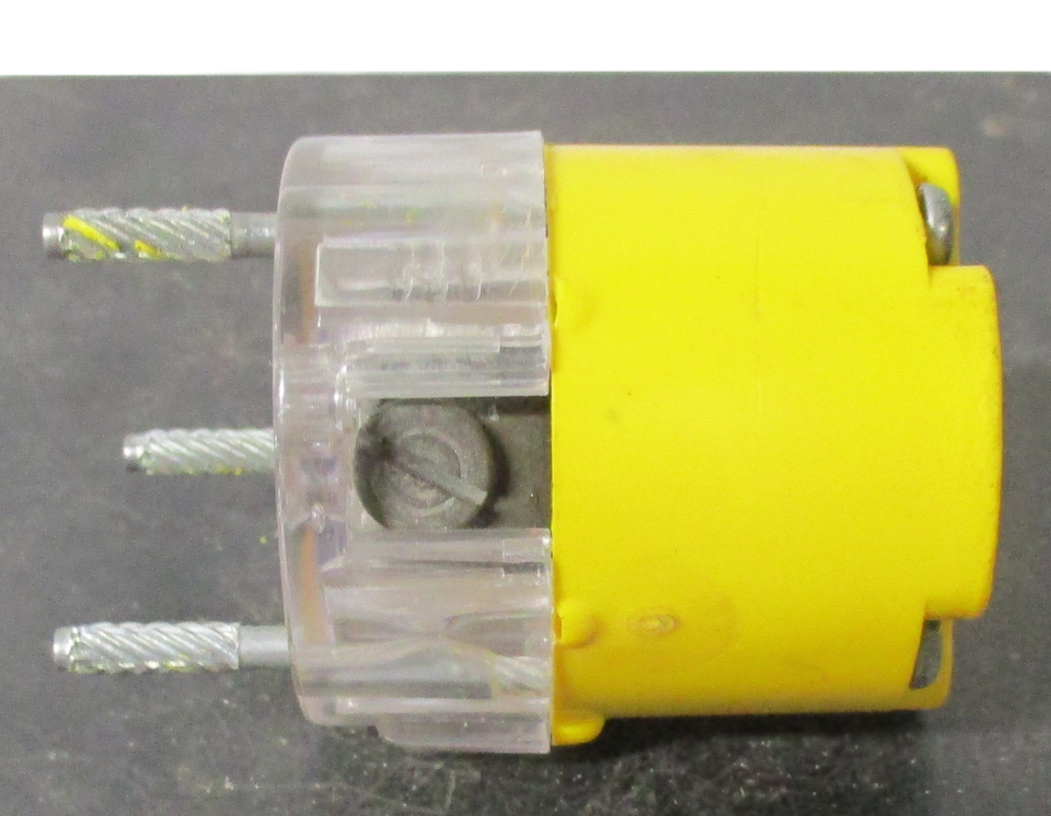 GE - General Electric Yellow L5--20A amp 125 volt Plug NEMA L5-20P Twist lock | eBay