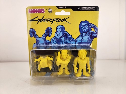 Sealed Jinx Monos Cyberpunk 2077 Set of 3 Yellow Mini Figures New On ...