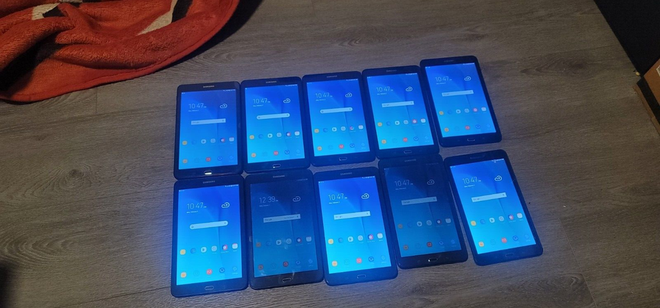 Lot of 10 Samsung Galaxy Tab E SM-T377W 8 inch 16GB 4G LTE GSM SIM ...