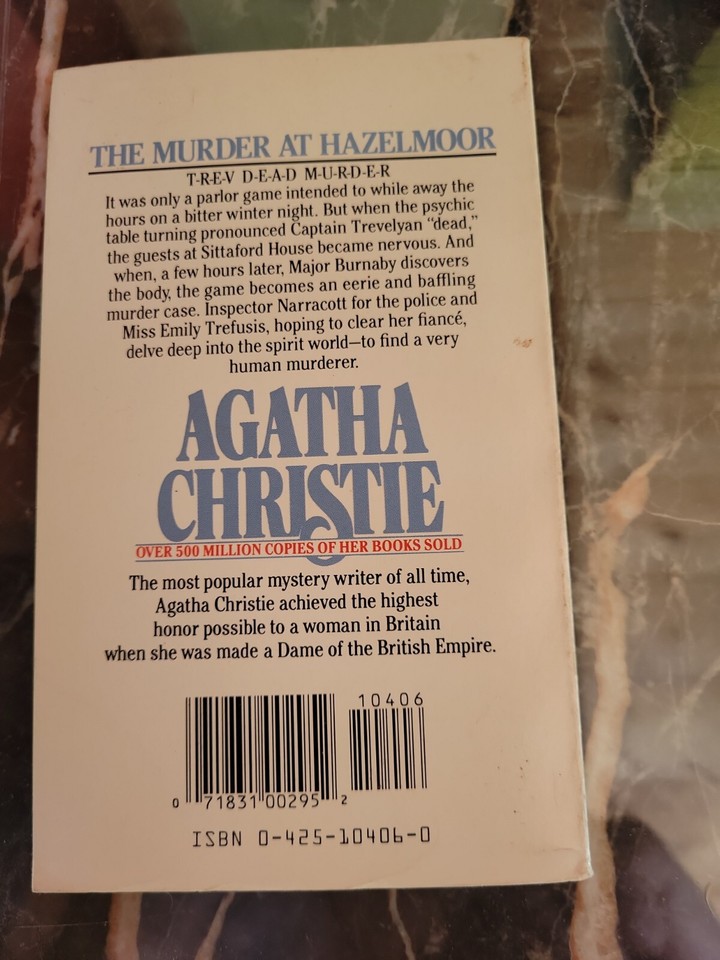 THE MURDER AT HAZELMOOR, Agatha Christie | eBay