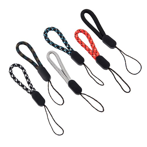 5Pcs Hand Wrist Lanyard String Short Grip Lanyard Mobile Phone Strap ...