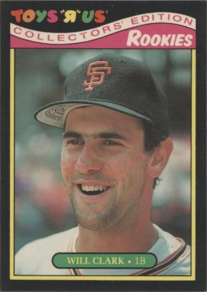1987 Topps Toys R Us Rookies - #7 Will Clark (RC) for sale online | eBay