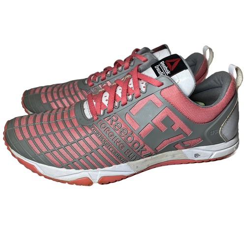 Reebok CrossFit CF74 Training Shoes Men’s 7.5 Pink/Gray/Red Sneakers ...
