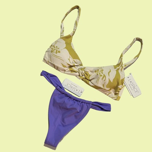 L*SPACE Mix n' Match Bikini Set Size Large Bella Swim Top + Gina Bitsy ...