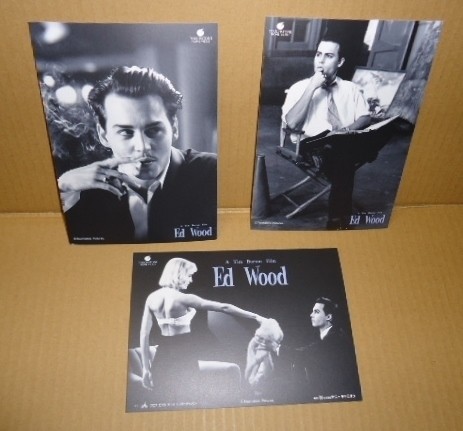 Ed Wood Promotional 3 Johnny Depp Ed Wood Tim BurtPostcards Johnny Depp ...