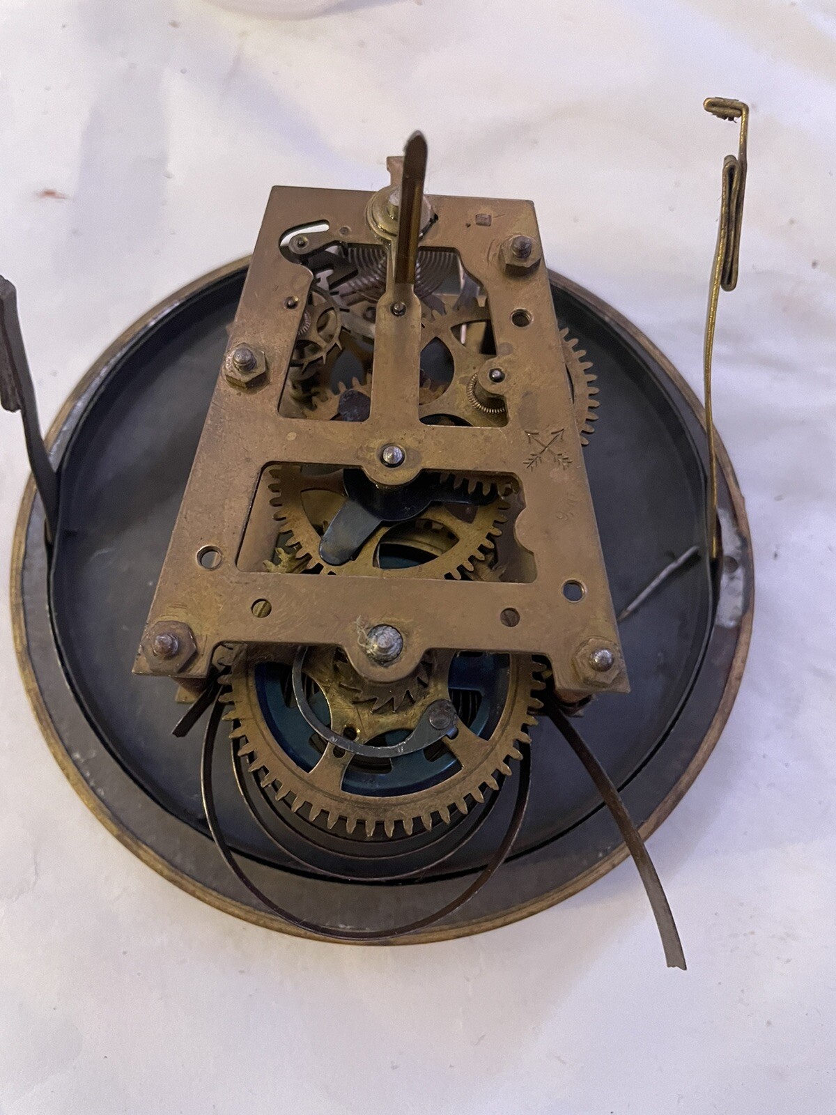 Antique German HAC Mantel Clock Movement | eBay