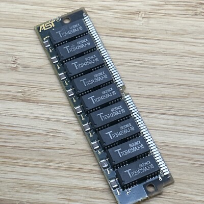 1MB 64Pin AST Fast Page FPM MEMORY 100NS Vintage Rare SIMM 64 Pins ...