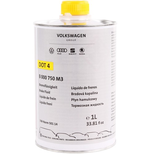 1x1 LITER ORIGINAL BREMSFLÜSSIGKEIT DOT 4 geeignet für VW NORM 501 14 ...
