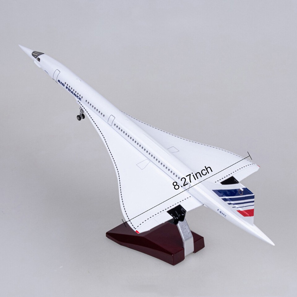 1:125 Concorde Model Air France Concorde Passenger Aircraft Model 19.7 ...