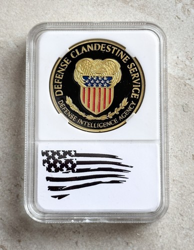 Defense Clandestine Service (DCS) Challenge Coin With Beautiful Case | eBay