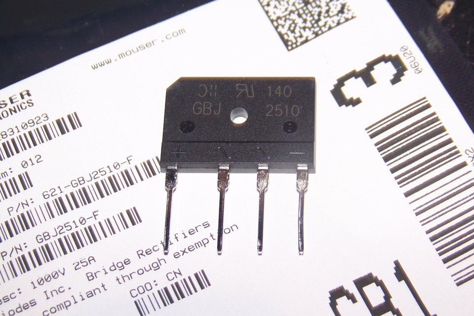 Diodes, Inc. GBJ2510-F 25A Bridge Rectifier | eBay