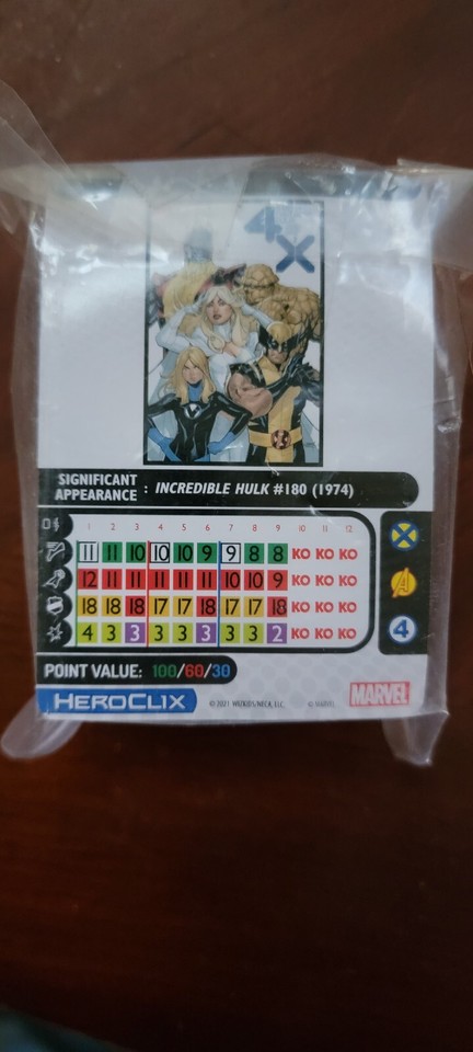 Marvel Heroclix Fantastic Four Empyre LE Wolverine #100 | eBay