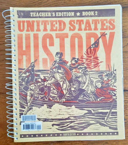 BJU Press United States History Teacher Edition BOOK 2 | eBay