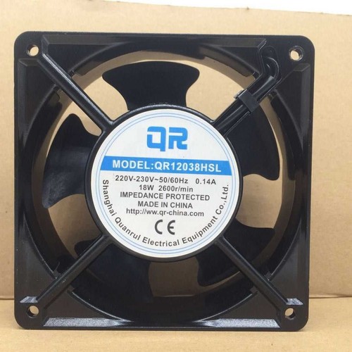 1PC QR QR12038HSL 220V-230V 0.14A 18W 12CM 12038 cabinet cooling fan | eBay