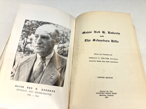 Major Ned Roberts Schuetzen Rifle by Kelver Gerald book shooting | eBay