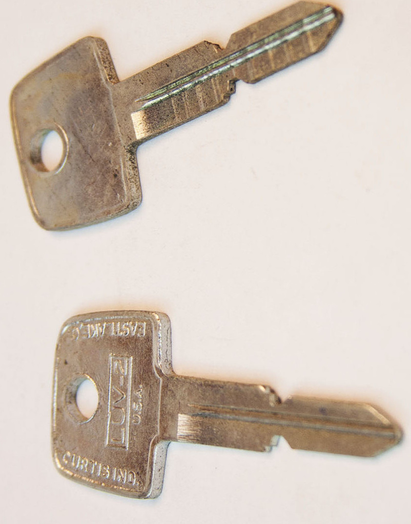 CHEVROLET CHEVY - LUV2 KEY BLANKS; CURTIS NOS KEY BLANKS ( sold by the ...