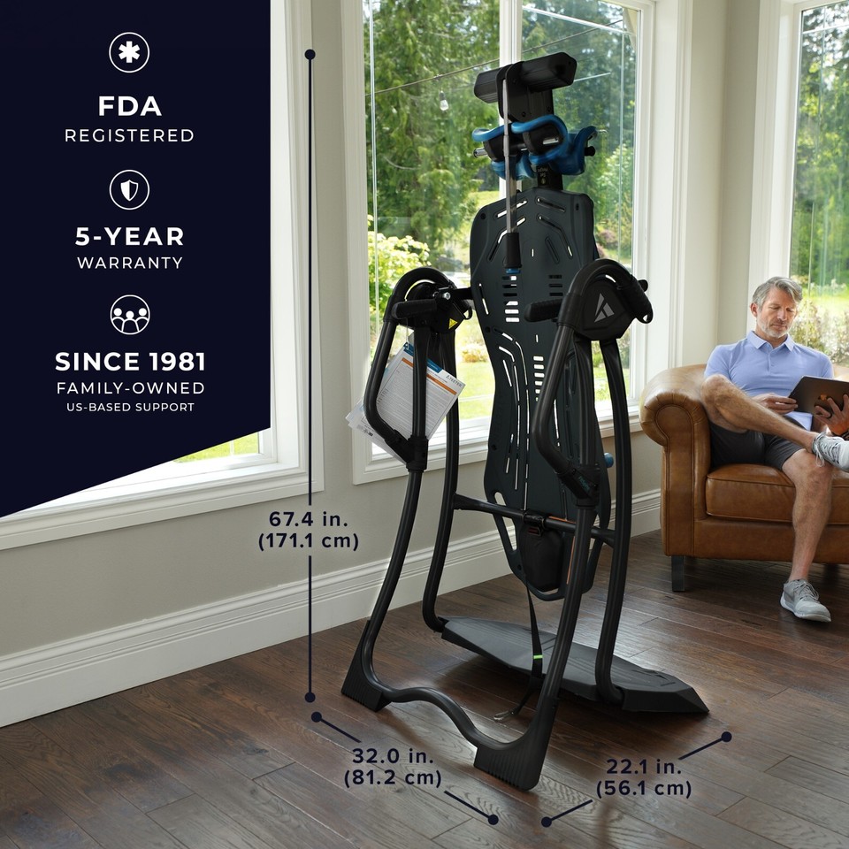 Teeter FitSpine LX9 Inversion Table, Deluxe Easy-to-Reach Ankle Lock | eBay