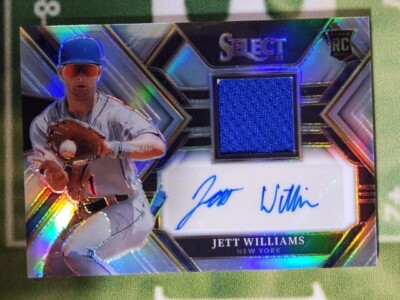 2023 Select Jett Williams RC Rookie RPA Patch Auto SILVER /99 New York ...
