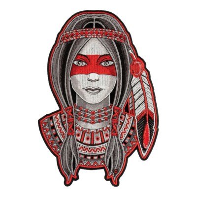 Apache Indian Warrior Woman Patch, Native American Patches | eBay