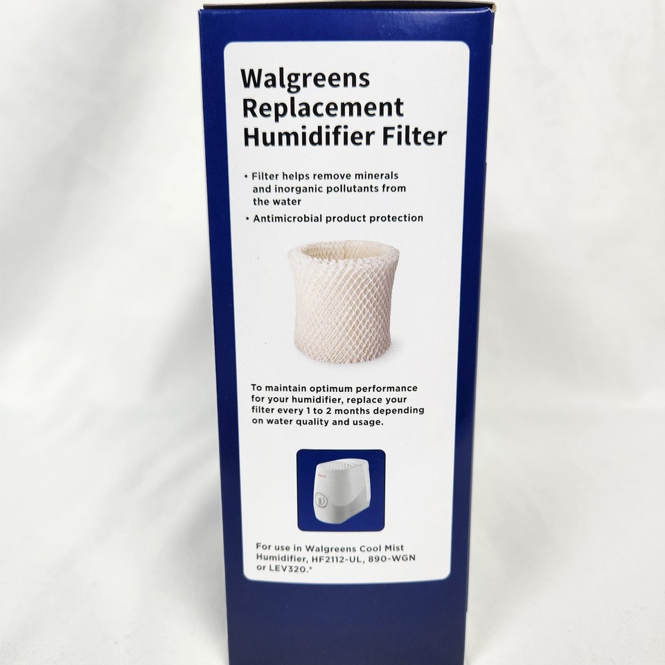 Walgreens Humidifier Filter for use with HF2112-UL, 890-WGN and LEV320 ...