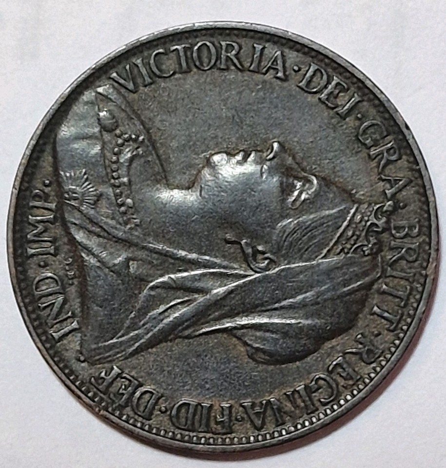 1898 British Victoria Farthing Coin - EF | eBay UK
