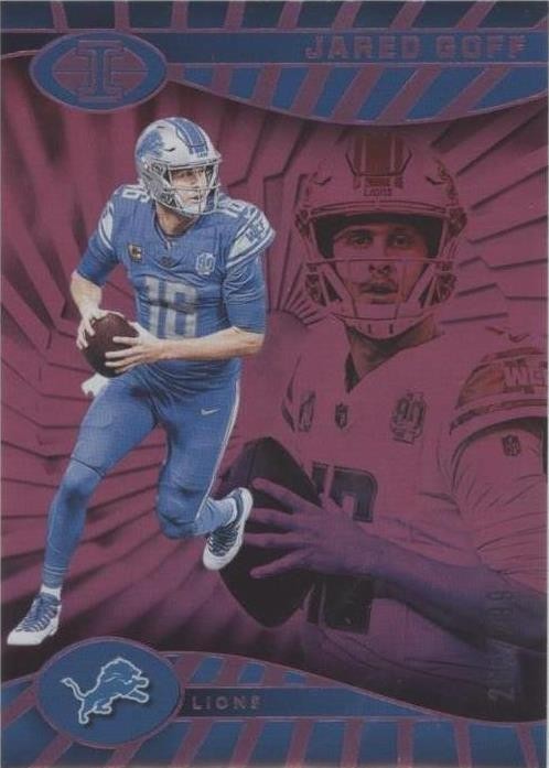 2024 Panini Illusions - Jared Goff #25 Trophy Collection Pink /299 for ...