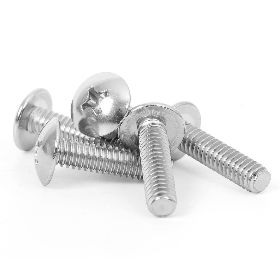 #8-32 x 3/4" Truss Head Bolts Machine Screws, Full Thread, 304 ...