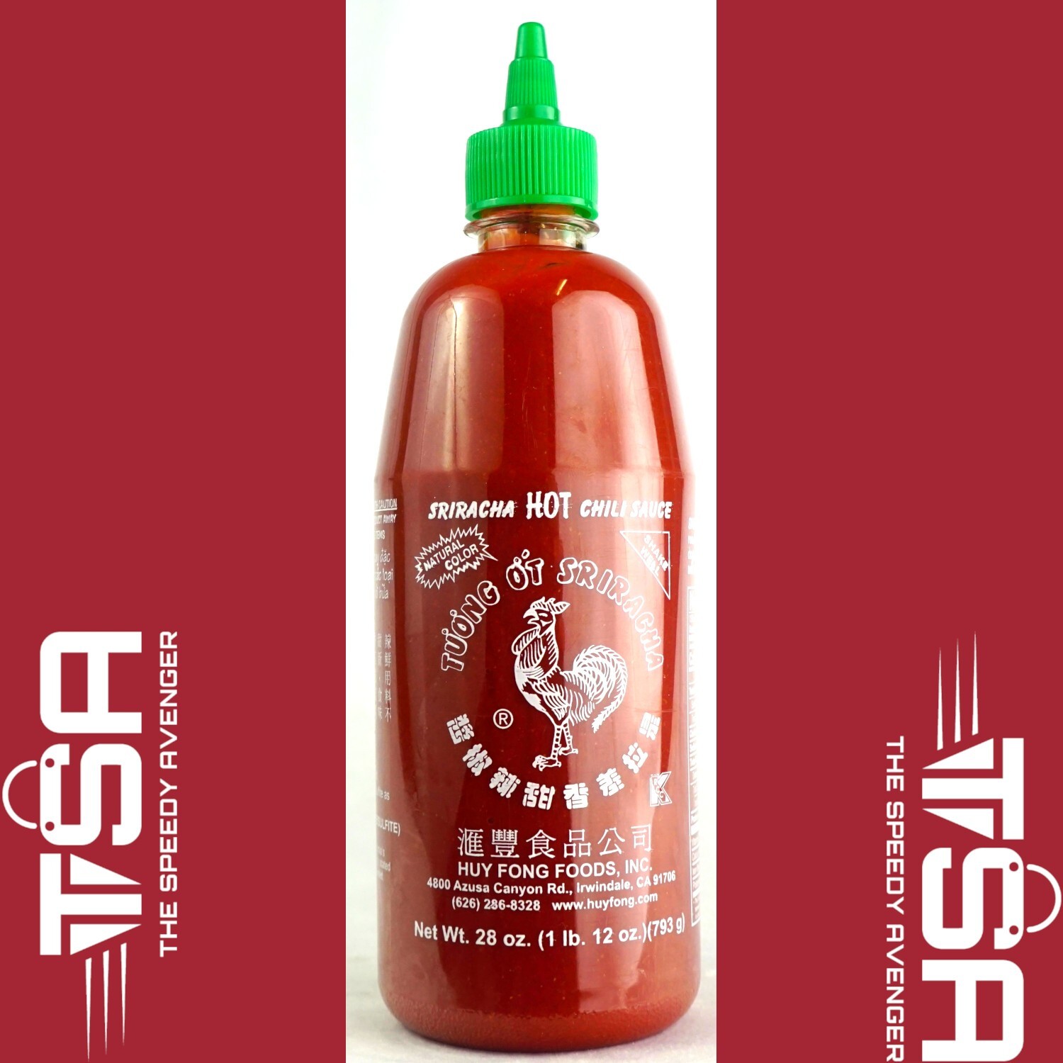 28oz AUTHENTIC Huy Fong Sriracha Hot Chili Sauce NEW SEALED FREE SHIP ...