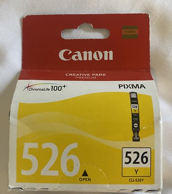Canon Pixma CLI-526Y Yellow Ink Cartridge 5055576652905 | eBay
