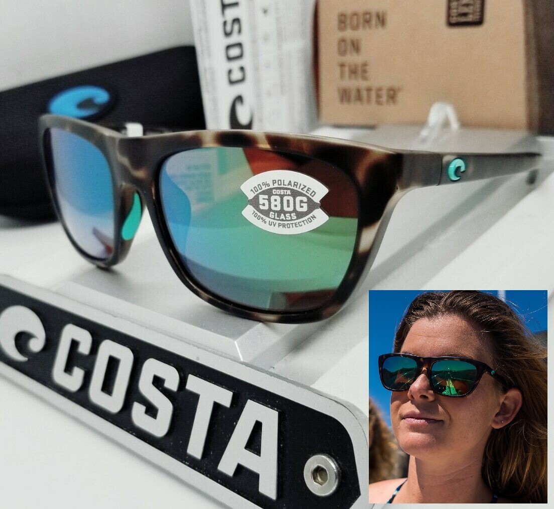 Costa Del Mar Cheeca Polarized Sunglasses Cha249 OGMGLP Tortoise/green ...