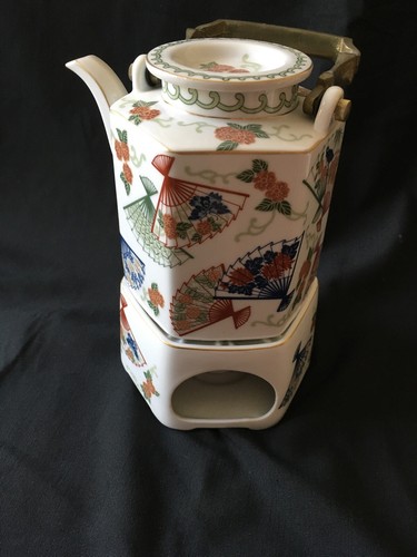 Sigma Taste Setter Mikado Porcelain Tea Coffee Pot and Warmer Set ...