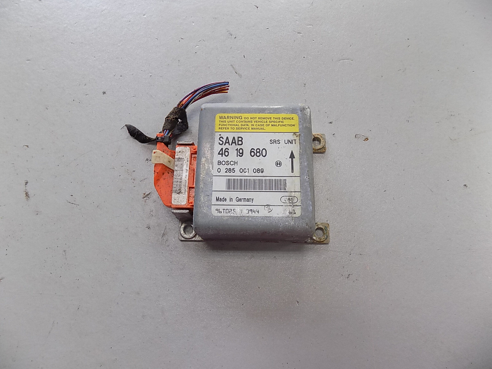 94 95 96 97 98 SAAB 900 SRS Computer Unit Module 4619680 | eBay